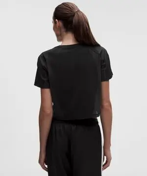 Lululemon Mesh Panel Training Short-sleeve Shirt - Black