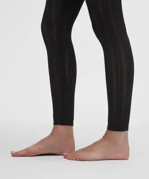 Lululemon Revealknit Pointelle High-rise 7/8 Tight - Black