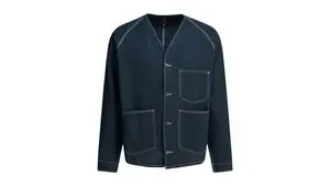BEAMS Engineer Denim Jacket - Blue