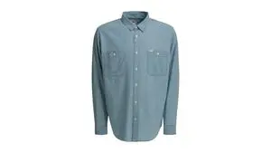 Filson Chambray Cpo Casual Shirt - Light Blue