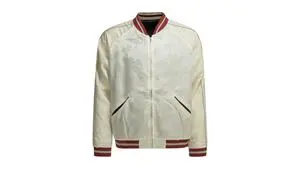 BEAMS Oriental Reversible Bomber Jacket
