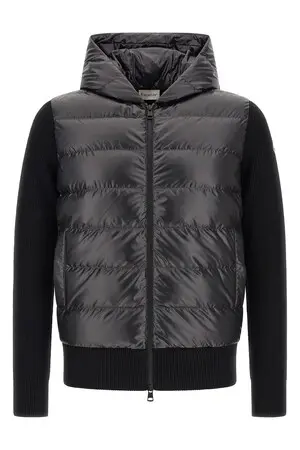 Moncler Padded Cardigan With Hood
