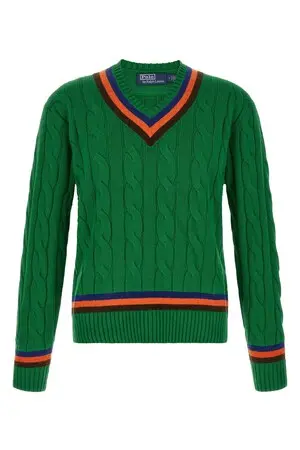 Polo Ralph Lauren V-neck Cable Knit Sweater