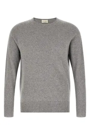 MA'RY'YA Giroccolo Sweater With Slits - Gray