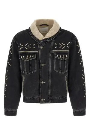 MARANT Jackson-gb' Denim Jacket - Black