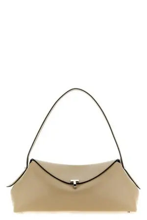 TOTEME T-lock Shoulder Bag - Beige