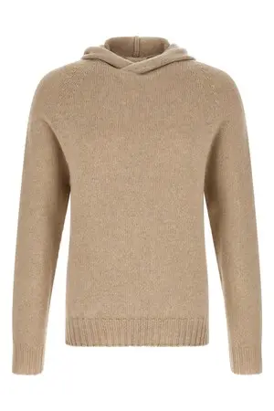 MA'RY'YA Hooded Sweater - Beige