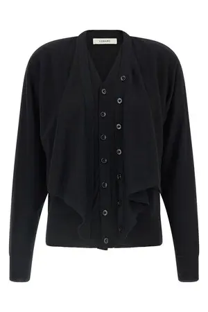 LEMAIRE Trompe L'oeil Construction Cardigan