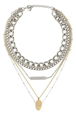 Rabanne Collier 5 Rangs' Necklace