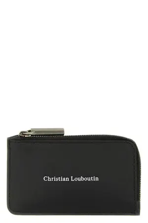 CHRISTIAN LOUBOUTIN Canopy' Zip Card Holder