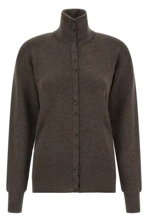 LEMAIRE Buttoned Wool High Neck Cardigan
