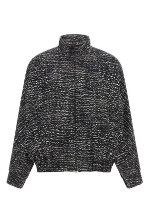DARKPARK Lee' Bouclé Wool Bomber Jacket