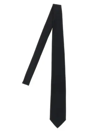 Brioni Silk Twill Tie - Black