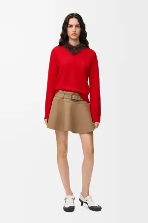 Loewe Sweater In Wool Red