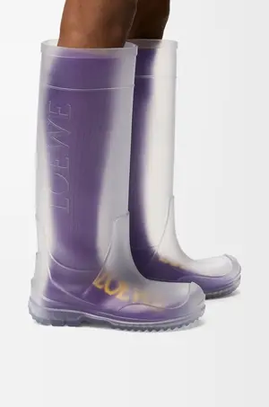 Loewe Wool Jacquard Socks - Purple