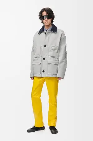 Loewe Jacket In Cotton - Grey
