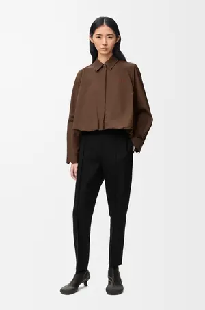 Loewe Shirt In Cotton - Brown