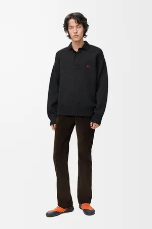 Loewe Trousers In Cotton Corduroy