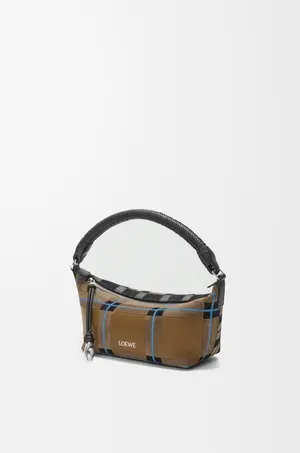 Loewe Cala Mini Bag In Check Intarsio