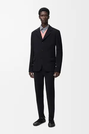 Loewe Jacket In Stretch Wool Blend