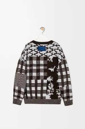 Loewe X Cosima Von Bonin Wool Jacquard Cardigan