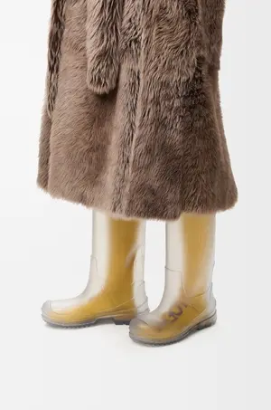 Loewe Storm Boot In Rubber - Transparent