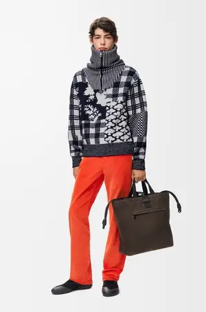 Loewe X Cosima Von Bonin Wool Zip-up Sweater
