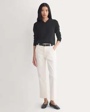 Everlane Utility Cigarette Pant Bone