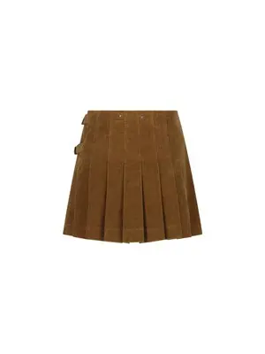GOLDEN GOOSE Corduroy Mini Skirt