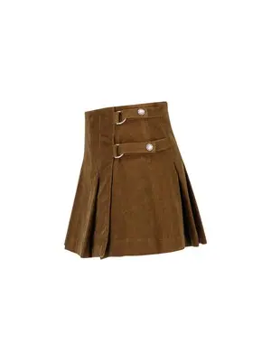 GOLDEN GOOSE Corduroy Mini Skirt