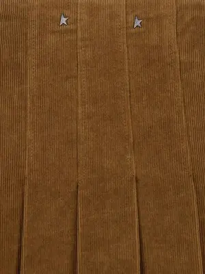 GOLDEN GOOSE Corduroy Mini Skirt