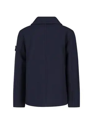 Stone Island Short Coat "heavy Melton
