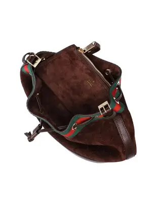 Gucci Venice" Suede Bucket Bag