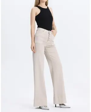 BAYEAS High Rise Wide Leg Denim Jeans