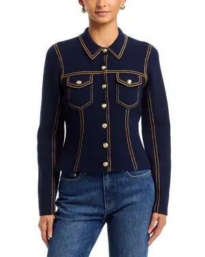 Cinq À Sept Canyon Knit Jacket