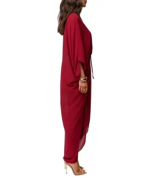 JLUXLABEL Longer Days Cover Up Dress - Berry