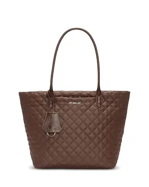 Mz Wallace Medium Quilted Tote Bag - Walnut