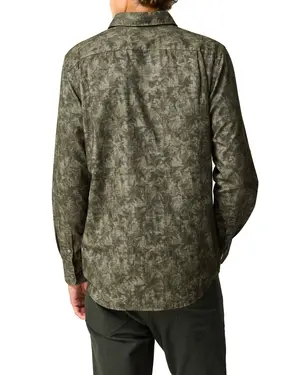 Rodd & Gunn Campbell Valley Palm Print Long Sleeve Shirt