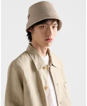 Prada Crochet Bucket Hat