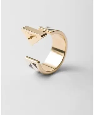 Prada Enameled Metal Earrings