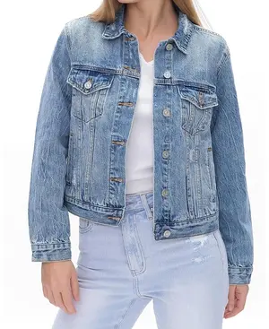 BAYEAS Disstressed Denim Jacket