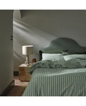 PIGLET IN BED Pembroke Stripe Cotton Duvet Set, King
