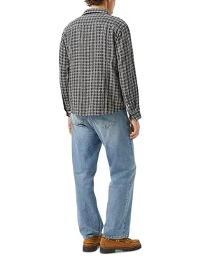 CORRIDOR Reverse Tweed Snow Check Cotton Shirt