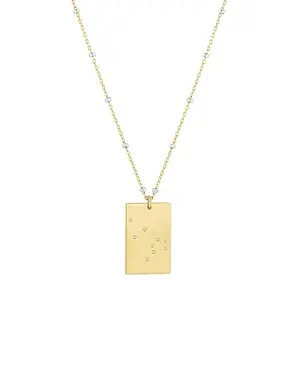 SET & STONES Zodiac Constellation Necklace Leo