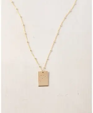 SET & STONES Zodiac Constellation Necklace - Libra