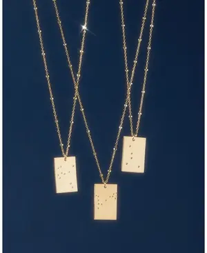 SET & STONES Zodiac Constellation Necklace - Libra