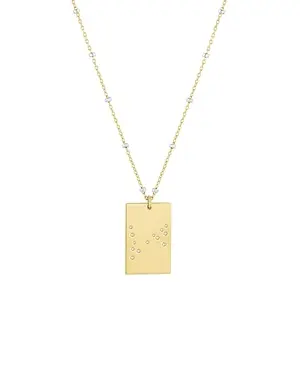 SET & STONES Zodiac Constellation Necklace Pisces