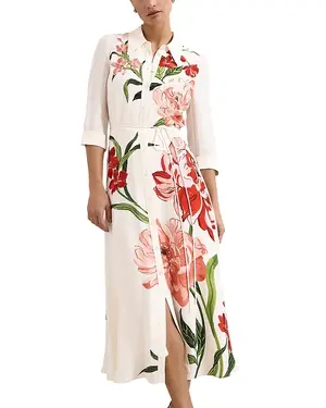 PHASE EIGHT Anabella Floral Shirt Dress