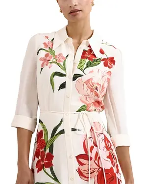 PHASE EIGHT Anabella Floral Shirt Dress