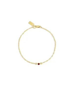 SET & STONES Birthstone Bracelet January